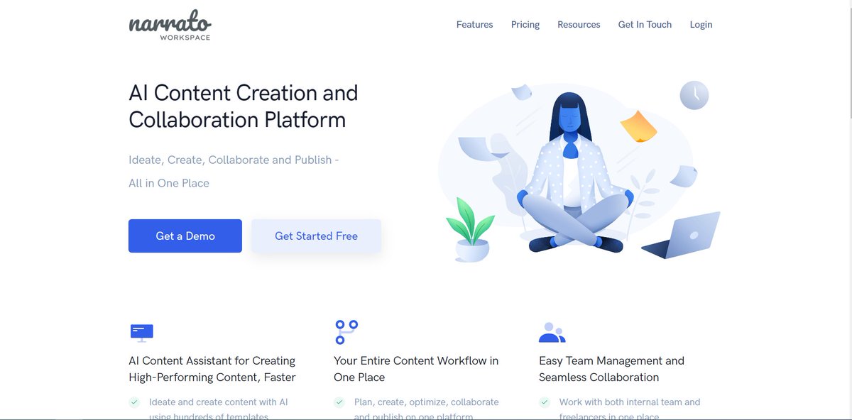 Best AI tools for Content Creation. Thread: - Mohammed Junaid | Rattibha