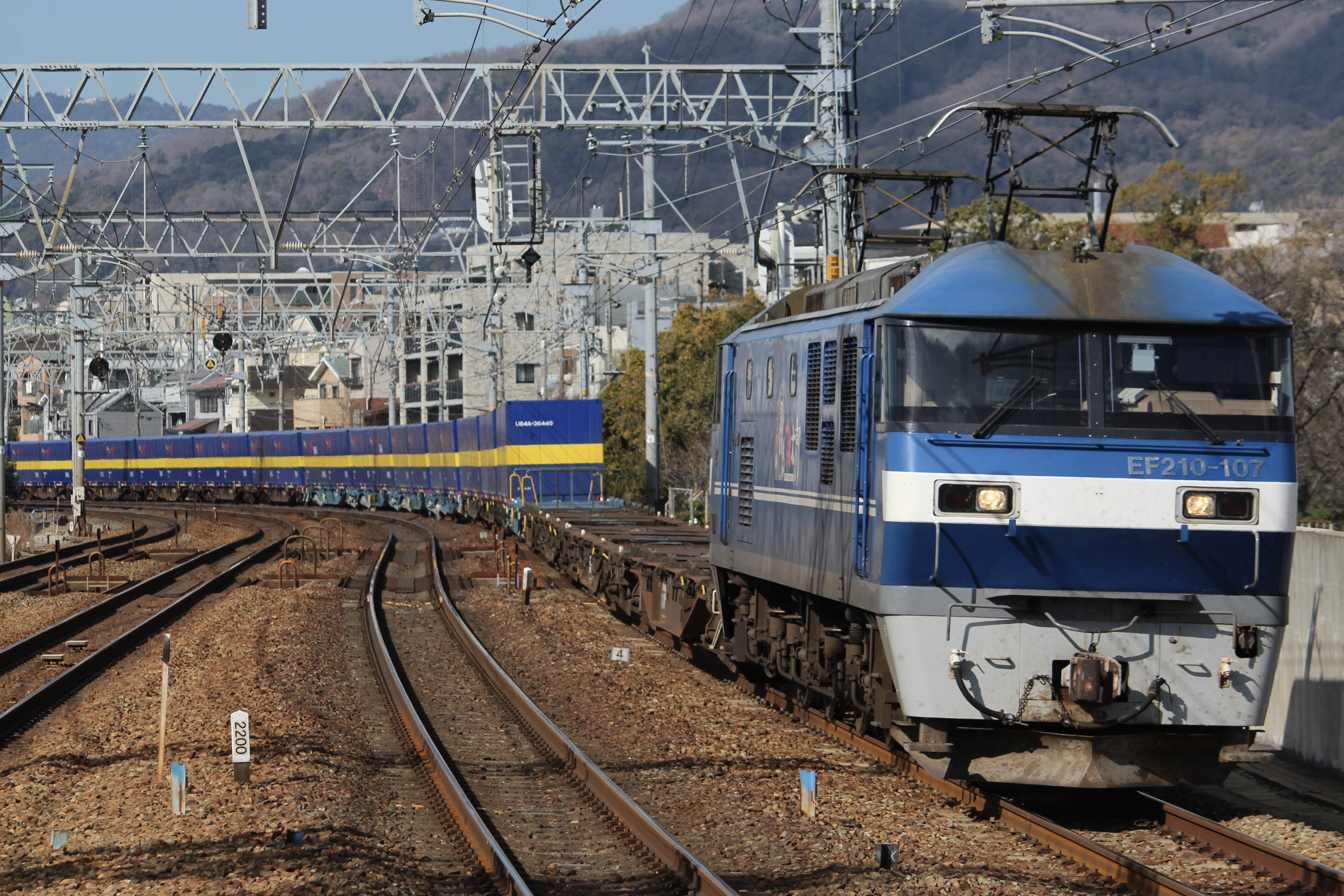 い く ら ぷ ら す on Twitter: "2023.3.3. EF210-145 56レ 福山レールエクスプレス EF210-107 5060レ 西濃カンガルーライナーTF60 ...