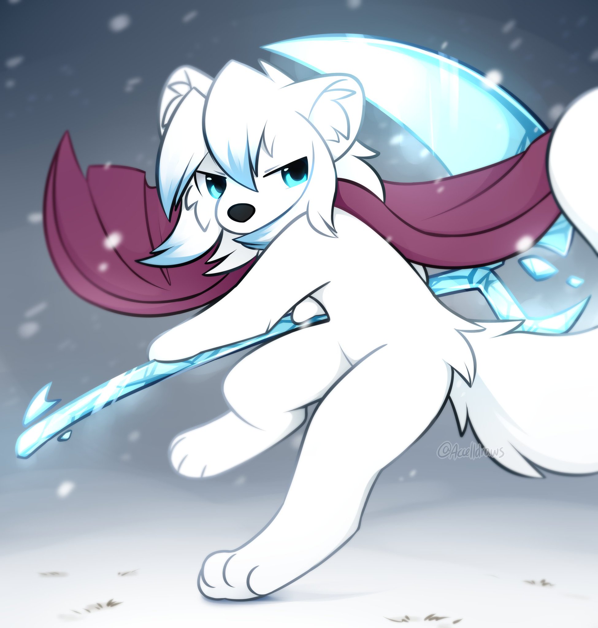 Accell on Twitter: "ice scythe snowfox.... https://t.co/smUgGRXBCB" / Twitter