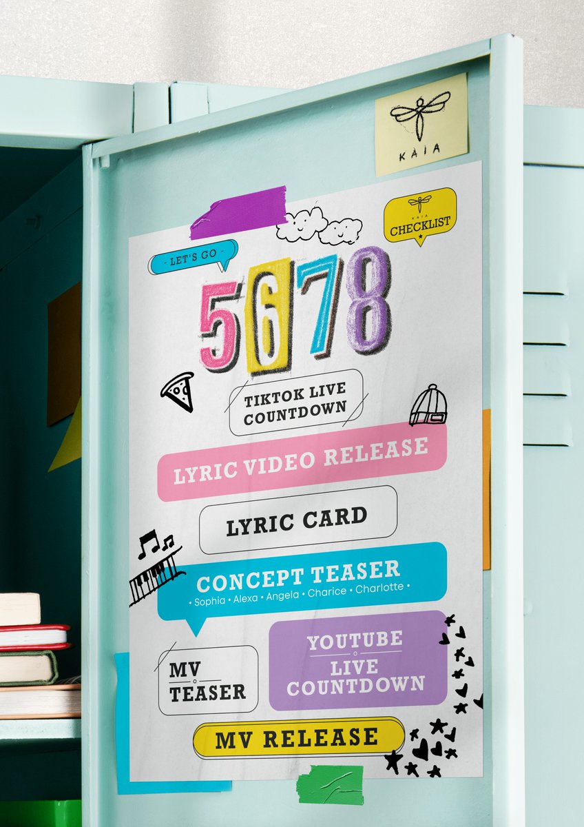KAIA Official on Twitter: "[5678] KAIA '5678' Checklist PRE-SAVE NOW 📌 https://push.fm/ps/kaia ...