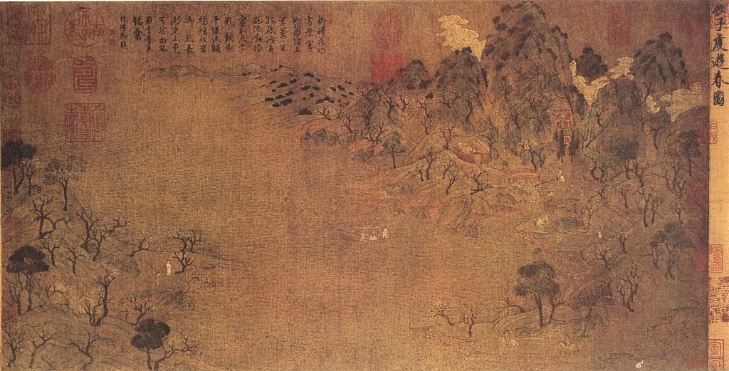 Xiaohui Wang 王晓辉 on Twitter: ""Spring Outing," a painting kept in the Palace Museum in Beijing ...