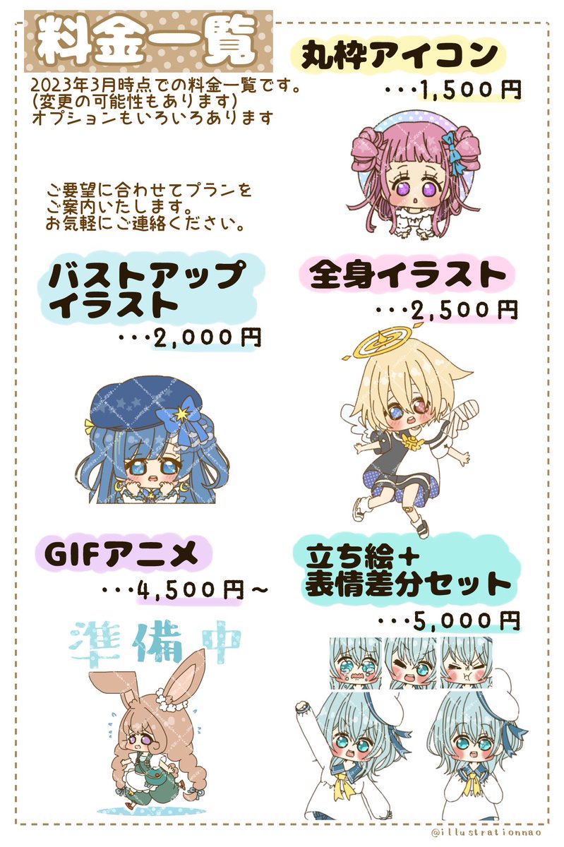 なお（猫舌甘党）有償イラスト受付中 on Twitter: "依頼受付中です！何でもお気軽にご相談ください( ᵕᴗᵕ ) coconala https://00m.in/bIhpl SKIMA ...