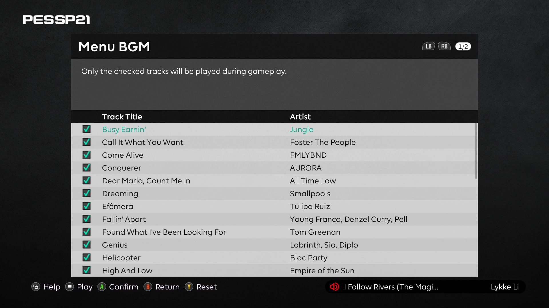 Pes Modding on Twitter: "Check out the PES 2021 Ultimate FIFA Soundtrack Pack by Pudd! 32 ...