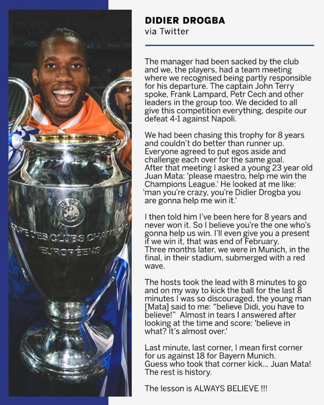 Drogba Champions League