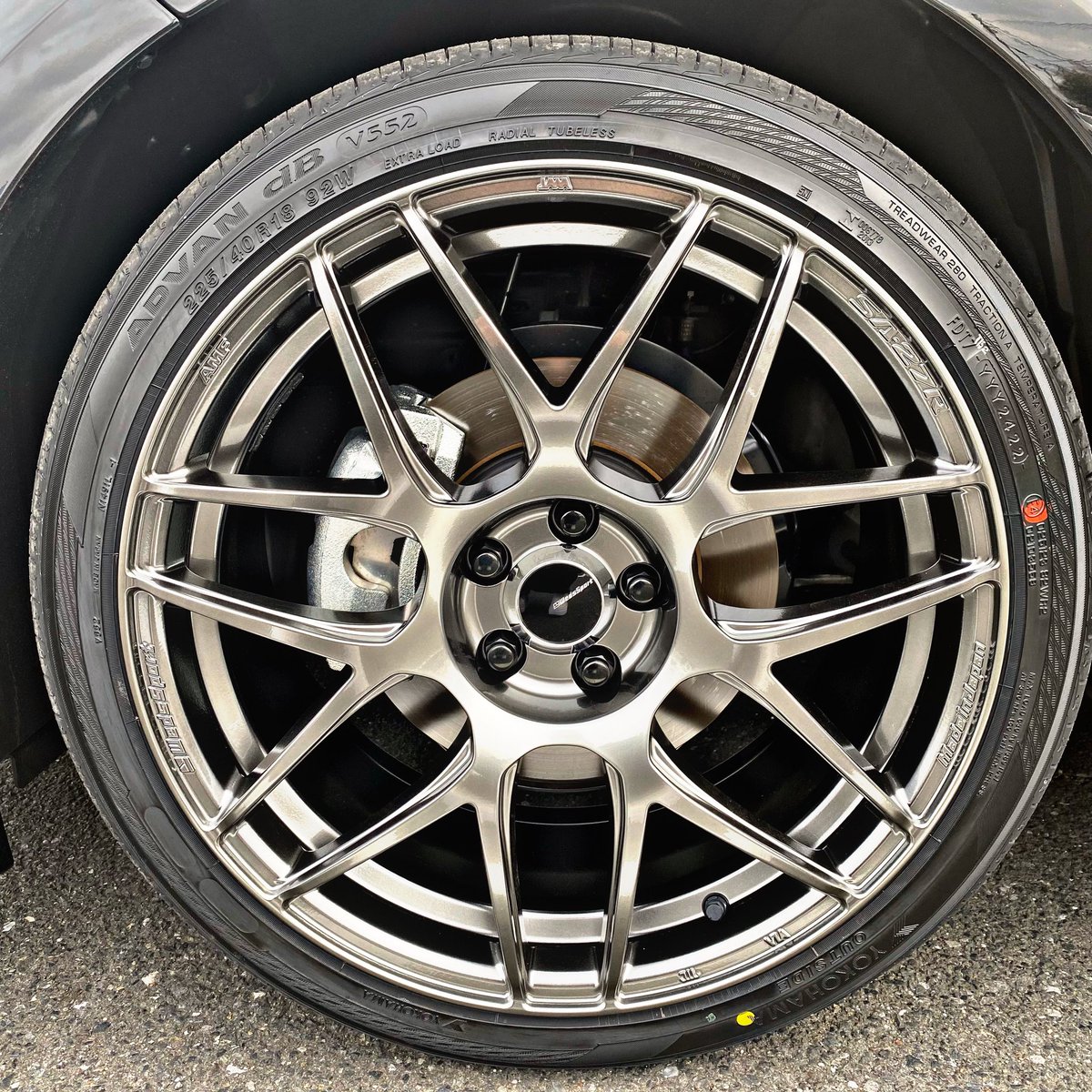 weds CO.LTD／ウェッズ on Twitter: "RT @Touring_mushi: タイヤ YOKOHAMA ADVAN dB 225/40R18 ホイール Weds Sport ...