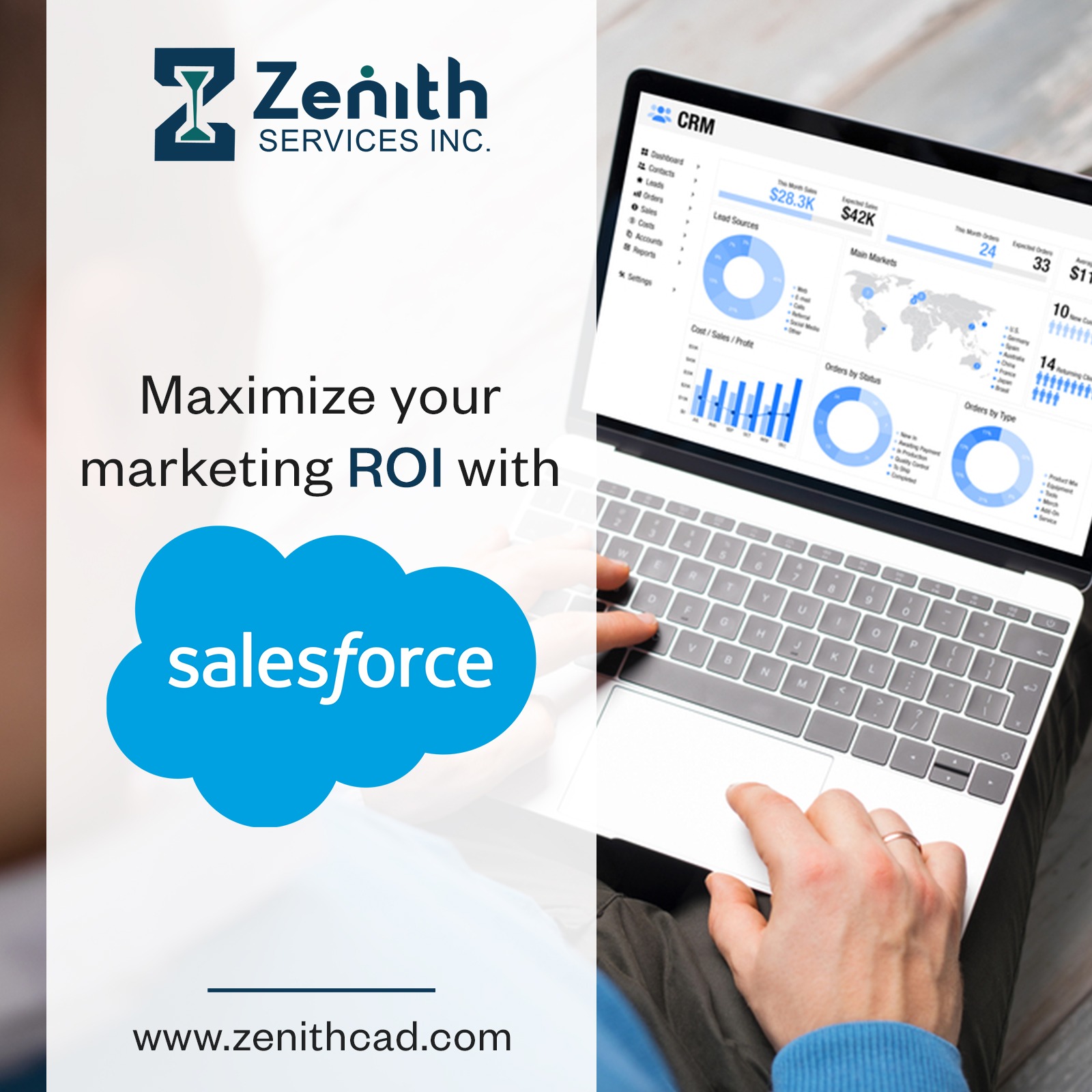 Zenith Services Inc. on Twitter: "Salesforce is cloud-based CRM software that helps businesses ...