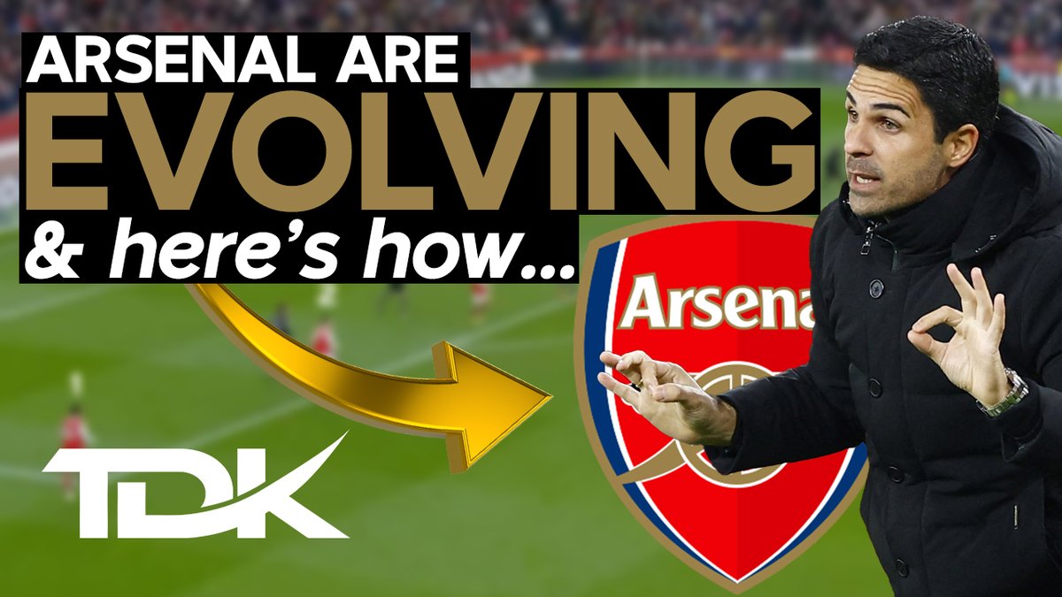 Here's how Arsenal are EVOLVING... A THREAD 🧵 Practical in-game ...