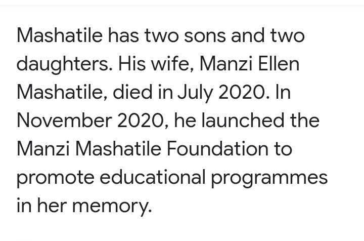 Ndaedzo Muvenda 🎯 on Twitter: "A widower deputy president Paul Mashatile married a colleague's ...
