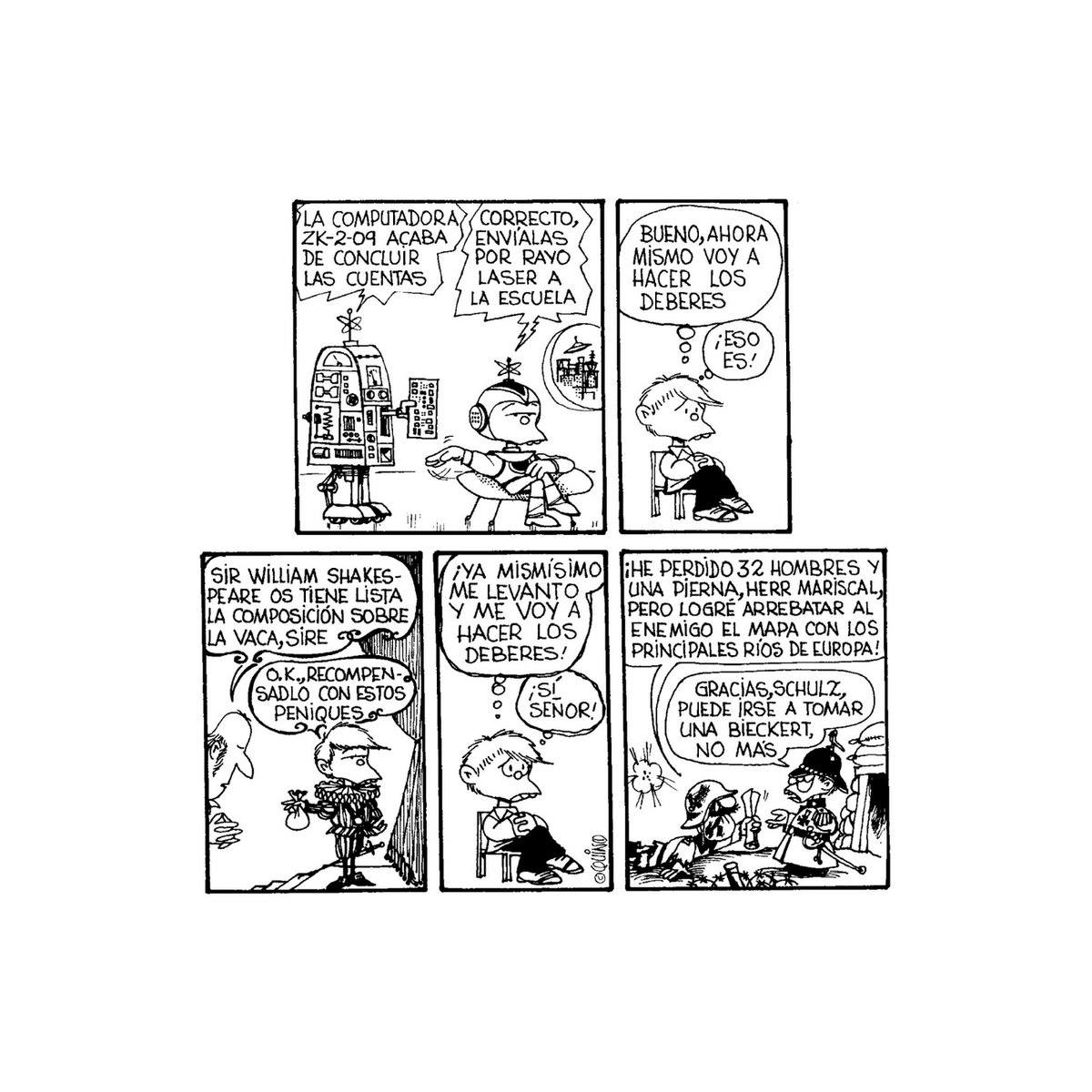 Mafalda Oficial on Twitter: "Tira publicada en la edición argentina del libro Toda Mafalda (1993 ...