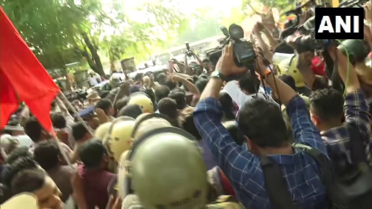 ANI on Twitter: "Kochi| Earlier today, Opposition Councillors of Kochi Corporation including UDF ...