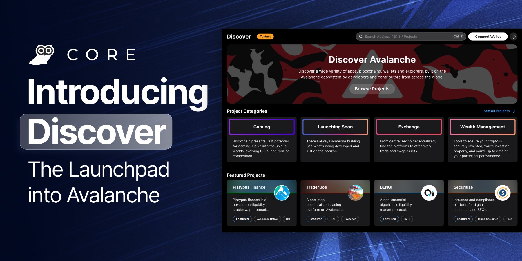 Core on Twitter: "Introducing Discover – the Launchpad into #Avalanche The first iteration of ...