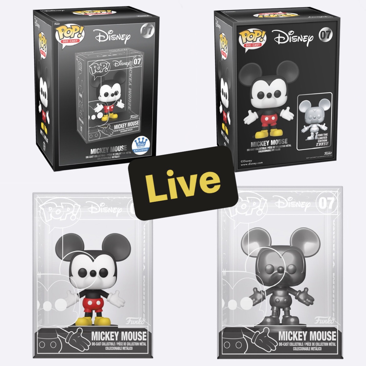 Funko POP News ! on Twitter: "Now live! The Funko Shop exclusive Die Cast Mickey Mouse POP! Good ...