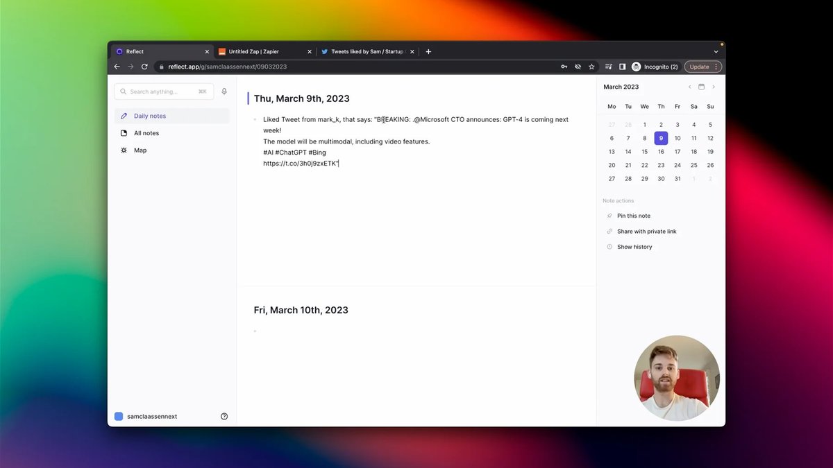 Reflect on Twitter: "Have you ever wanted to save Tweets, Slack posts, or Emails, directly to ...