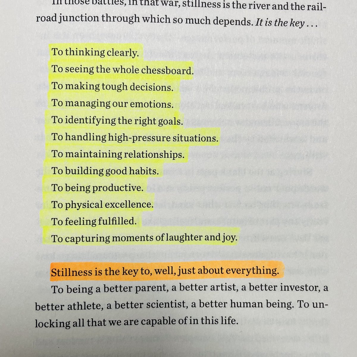 "Stillness is the Key by Ryan Holiday" Essential reading especially for ...