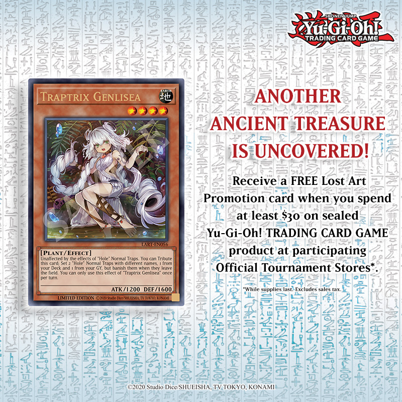Yu-Gi-Oh! TCG on Twitter: "Receive a FREE Lost Art Promotion card this Wednesday when you spend ...