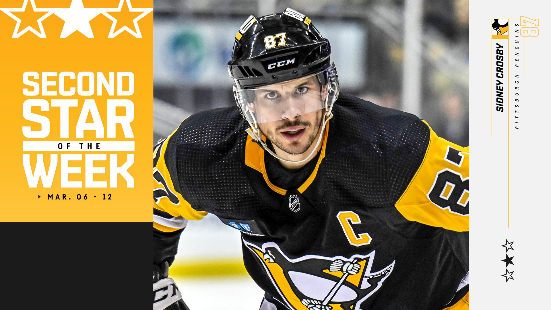 Pittsburgh Penguins on Twitter: "Congratulations, Sid! ⭐️ ⭐️ Crosby was named the NHL’s Second ...