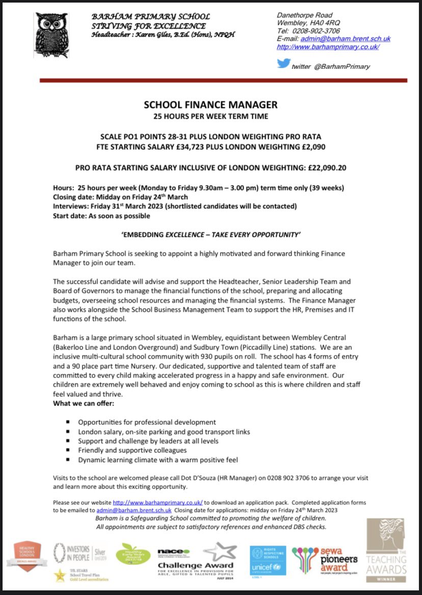 Barham Primary School - Home