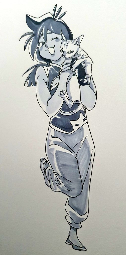 「in honor of aggretsuko's last season here's human fenneko 」samipeko 🐱の漫画