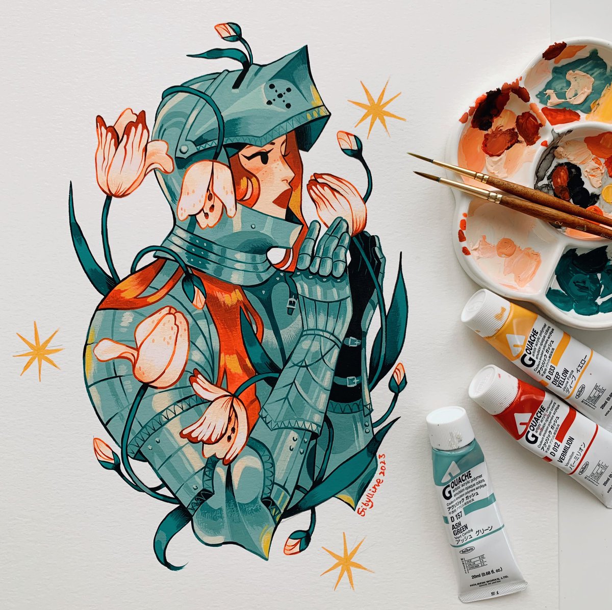 「Tulips 」|🌜Sibylline🌛のイラスト