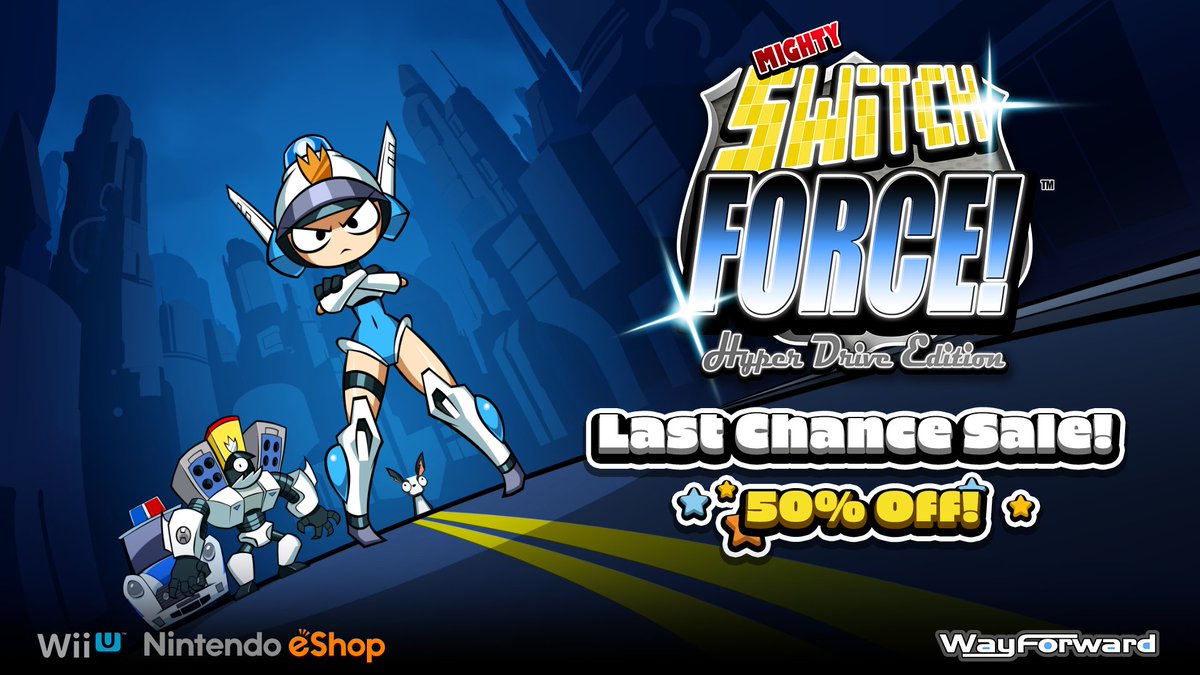 WayForward on Twitter: "Mighty Switch Force: Hyper Drive Edition is the HD remaster of the ...