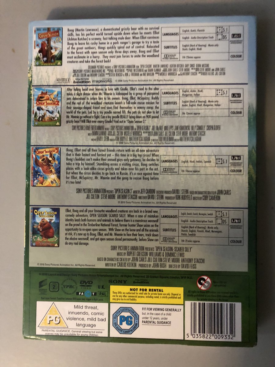 No Context Open Season on Twitter: "While there is a complete Open Season Collection DVD in ...