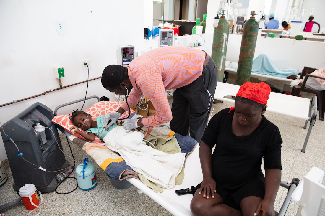 Sick People In Hospital