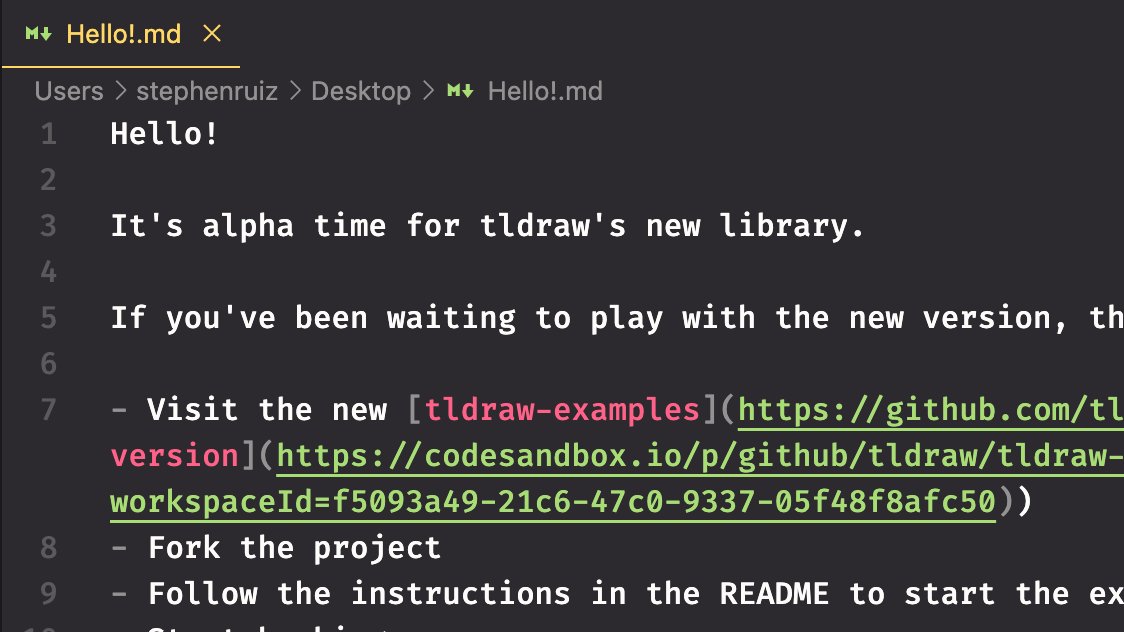 tldraw on Twitter: "email teaser, tomorrow dev alpha"