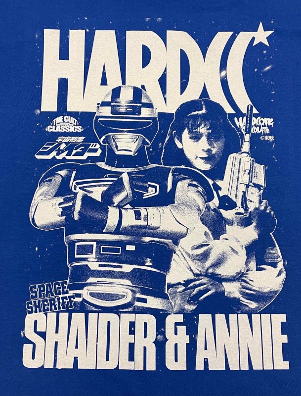 カノヒロ on Twitter: "RT @HARDCC: 🔥宇宙刑事シャイダー＆アニー(バビロスロイヤルブルー) 宇宙刑事養成所の同期タッグでコアチョコ特撮アパレルに殴り込みだ！ 色は鮮烈な ...