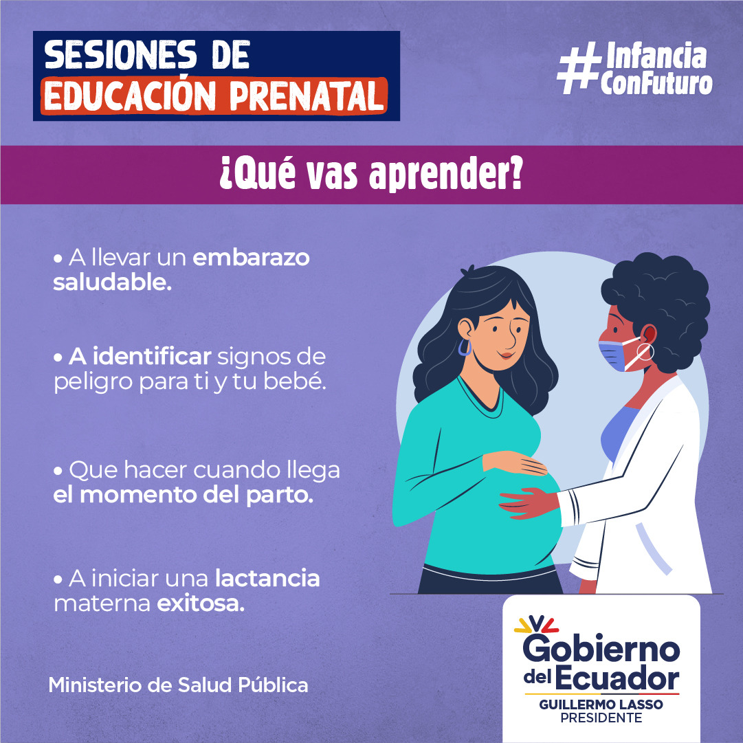 Ministerio de Salud Pública on Twitter: "En las sesiones de educación prenatal que ofrece @Salud ...