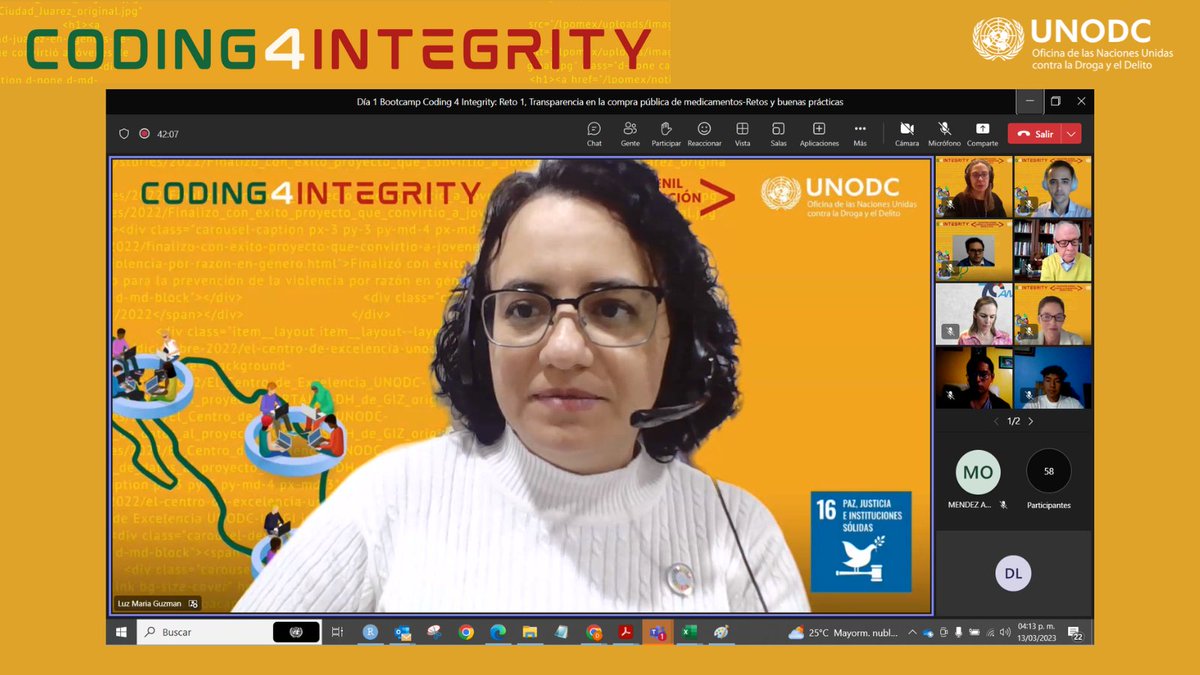 UNODC México on Twitter: "53 jóvenes 👨‍💻👩‍💻 buscan generar soluciones anticorrupción que sean ...