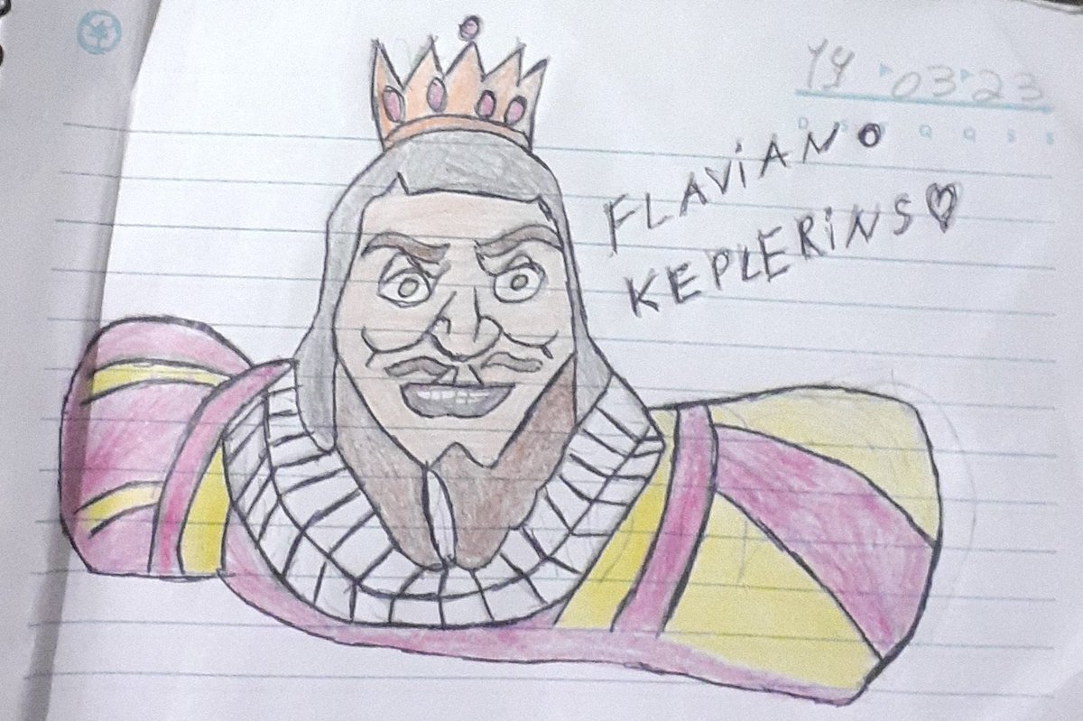 Angry King Drawing