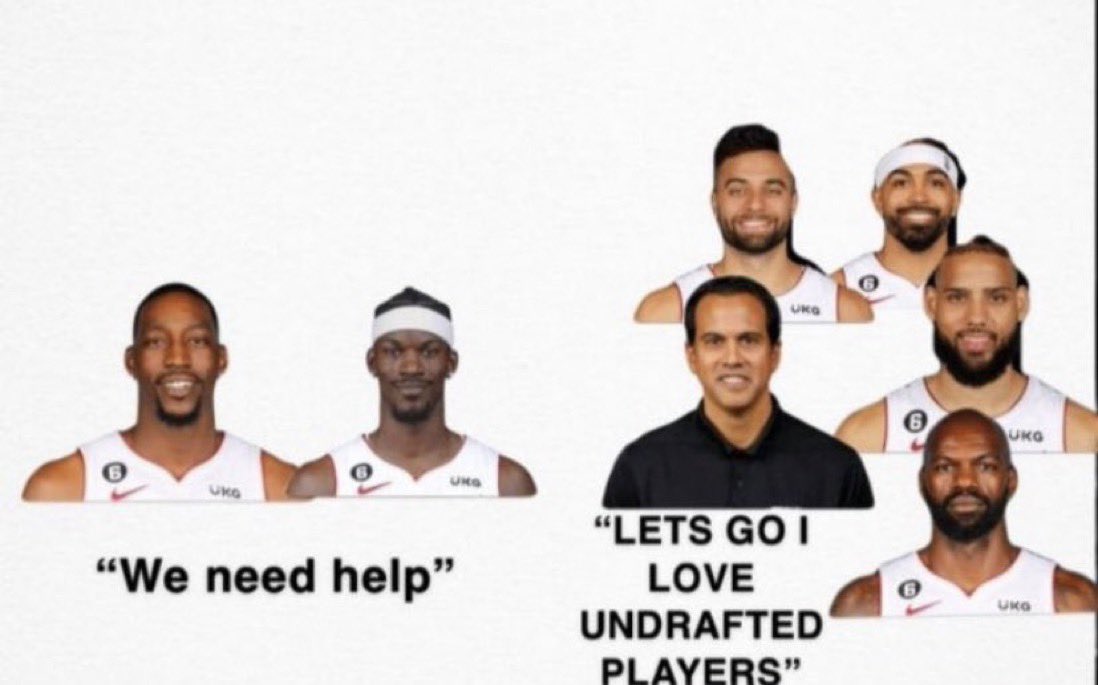 Exceed on Twitter: "@BleacherReport He going through it cause the heat have given him no help 😭 ...