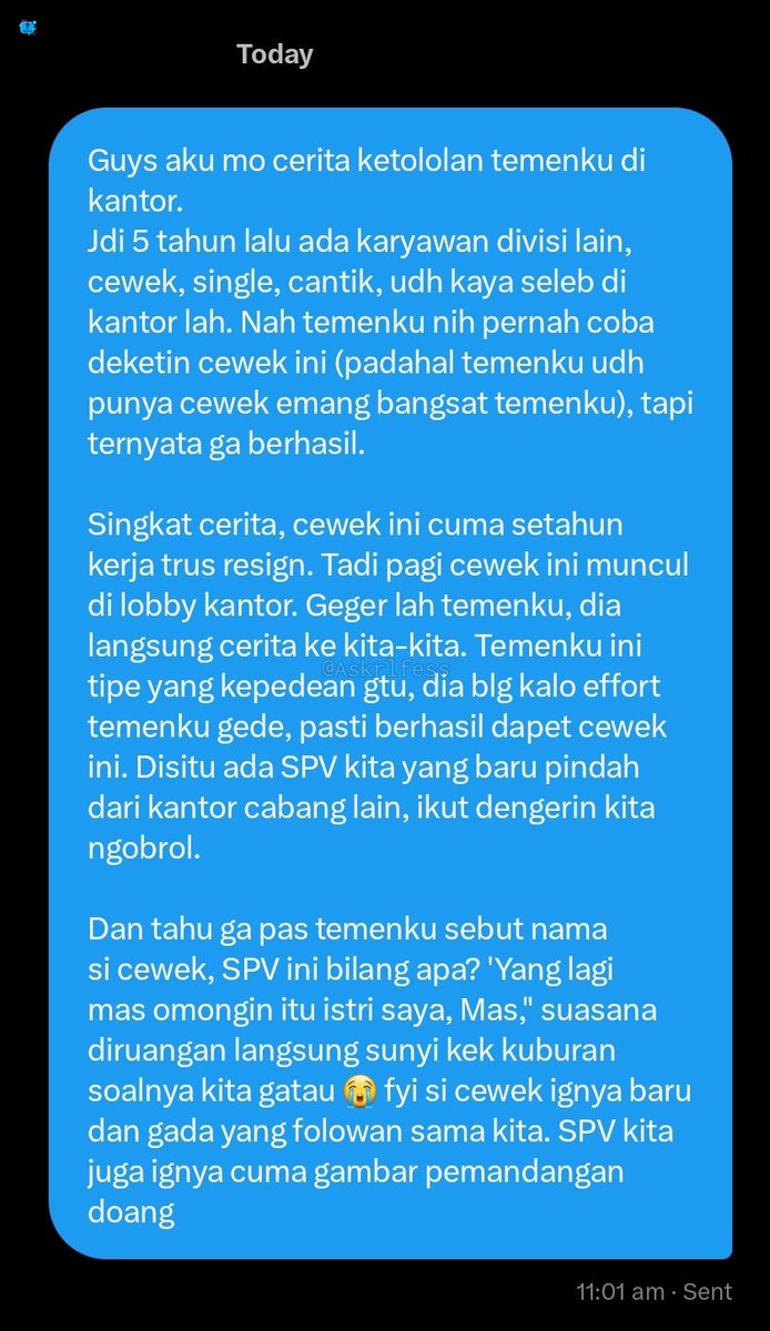 Askrlfess on Twitter: "[Askrl] kalo kalian jdi temenku, mending resign skg apa menjalani hidup ...