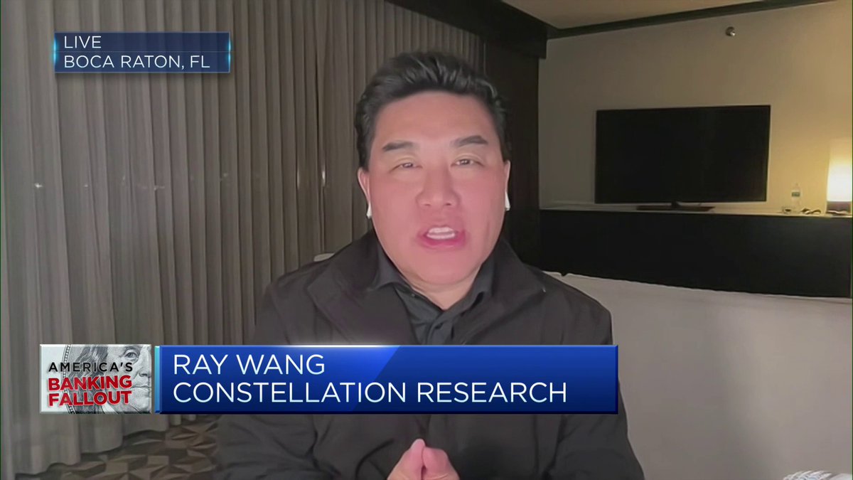 CNBC's Street Signs on Twitter: "Ray Wang @rwang0 believes the fallout from #SVB's collapse will ...