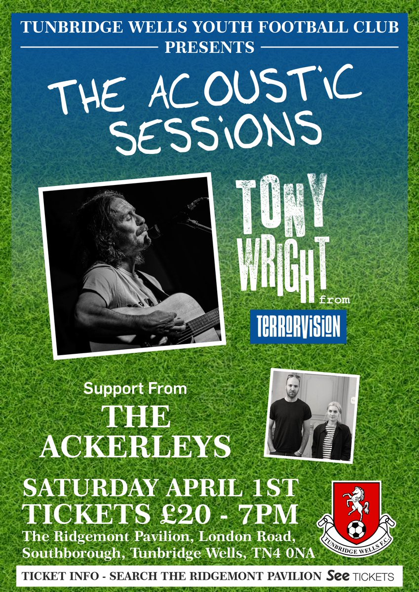 TWYFC_Official on Twitter: "GET YOUR TICKETS FOR @LaikaTone TONY WRIGHT AT THE RIDGEMONT ...
