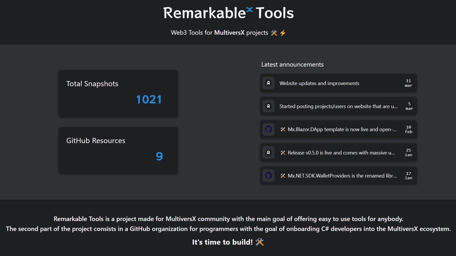 Remarkableˣ Tools 🛠️ on Twitter: "⚡More than 1000 snapshots done by the users!🤝 https://t.co ...