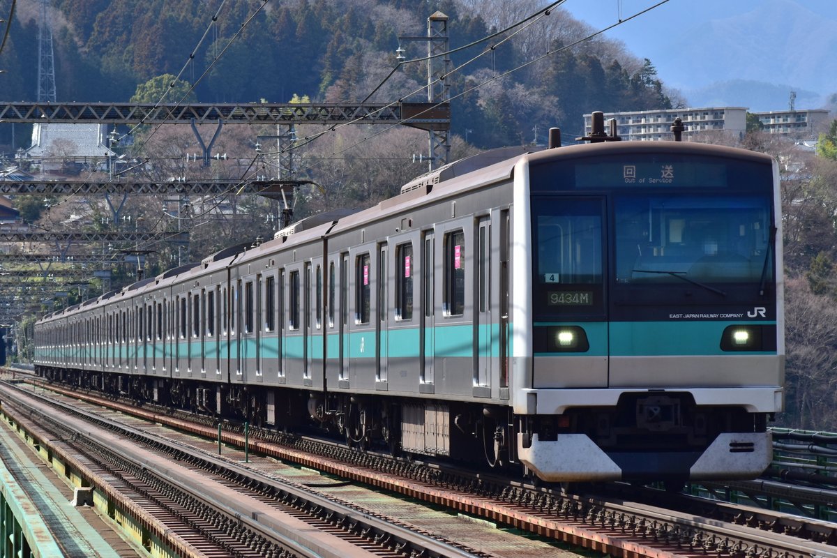 狂乱のｻﾝｼｬｲﾝ233 on Twitter: "冠雪八ヶ岳+LEDヘッドライトのE233-2000 撮りたかったところで撮れて満足…"