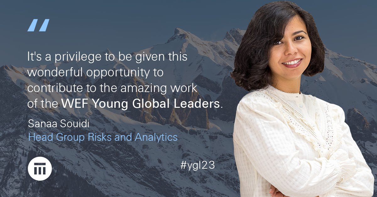 Swiss Re on Twitter: "Swiss Re's Sanaa Souidi has been named as one of this year's @wef Young ...