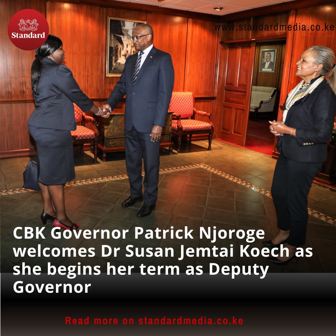 The Standard Digital On Twitter Cbk Governor Patrick Njoroge Welcomes