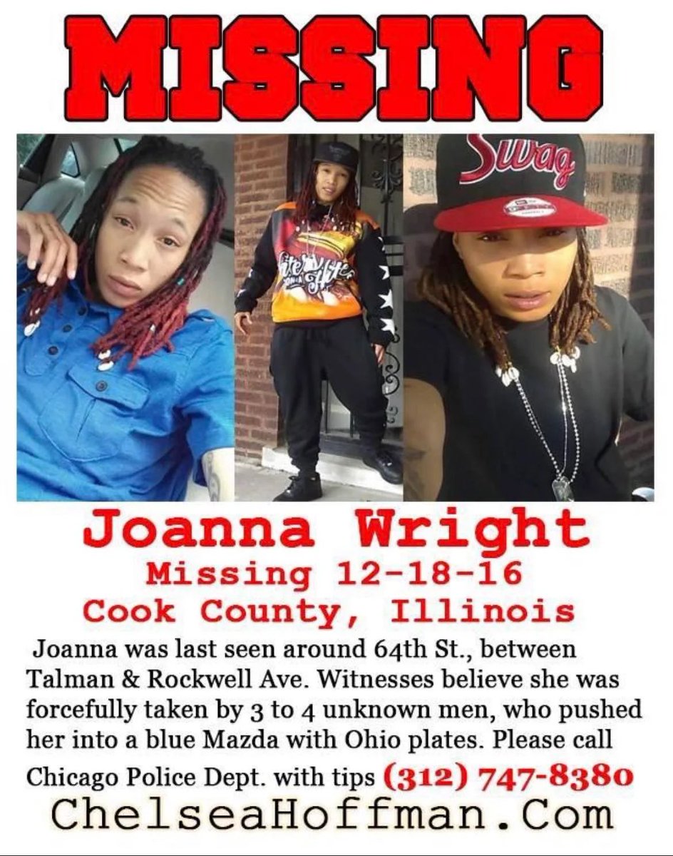 Gradie on Twitter: "RT @FindOurMissing_: In December 2016, 33 year old Joanna Wright was ...