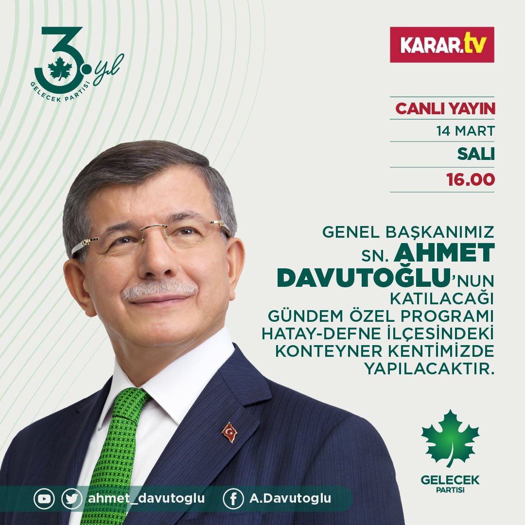 Ahmet Davutoğlu on Twitter: Ahmet Davutoğlu on Twitter: