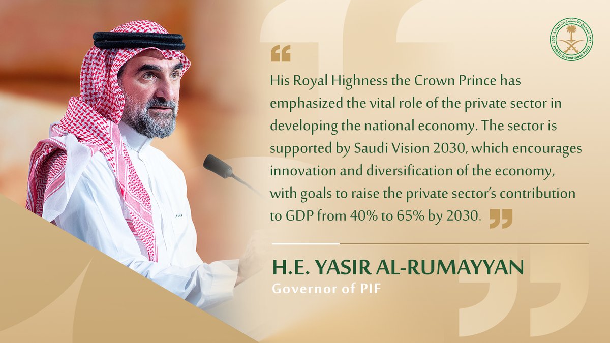 Public Investment Fund on Twitter: "H.E. Yasir Al-Rumayyan, Governor of #PIF, opened the ...