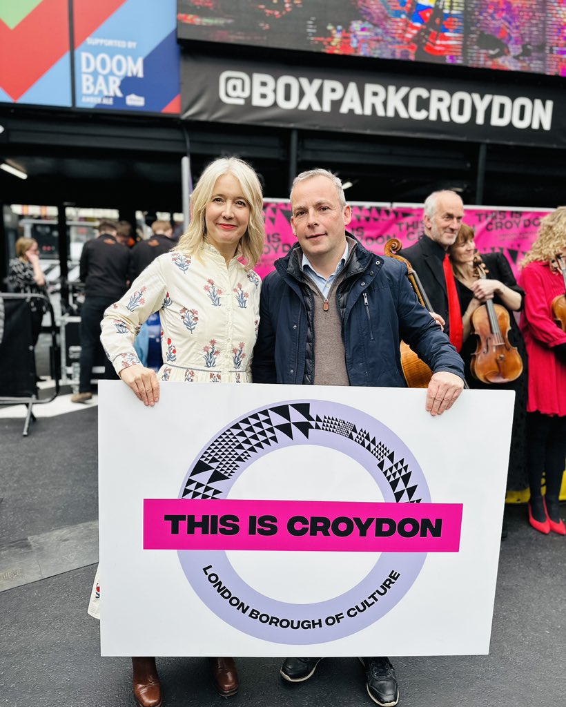 Mayor of London's Culture team on Twitter: "RT @BoxparkCroydon: Today we hosted the opening ...