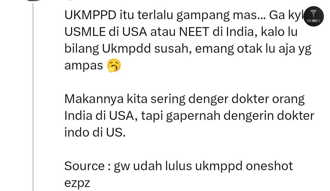 ⚕️Base Anak FK | Open DM 📩 on Twitter: "dok lg byk debat ya. Tp jgn fokus ke debatnya, yg sender ...