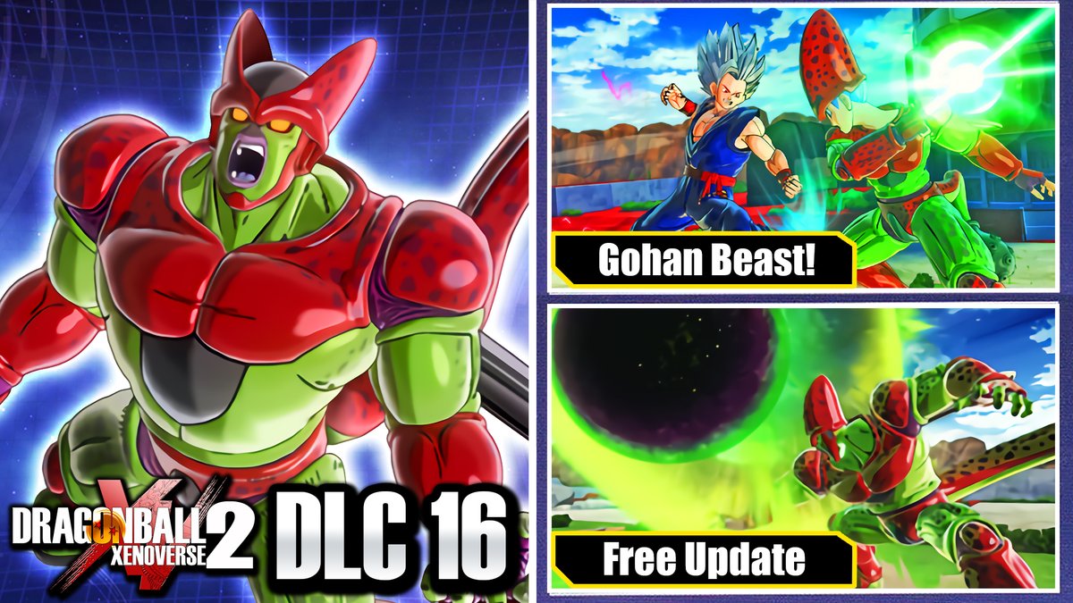 SLO on Twitter: "(2023) NEW DLC 16 OFFICIAL BEAST GOHAN CAC REVEAL! - Dragon Ball Xenoverse 2 ...