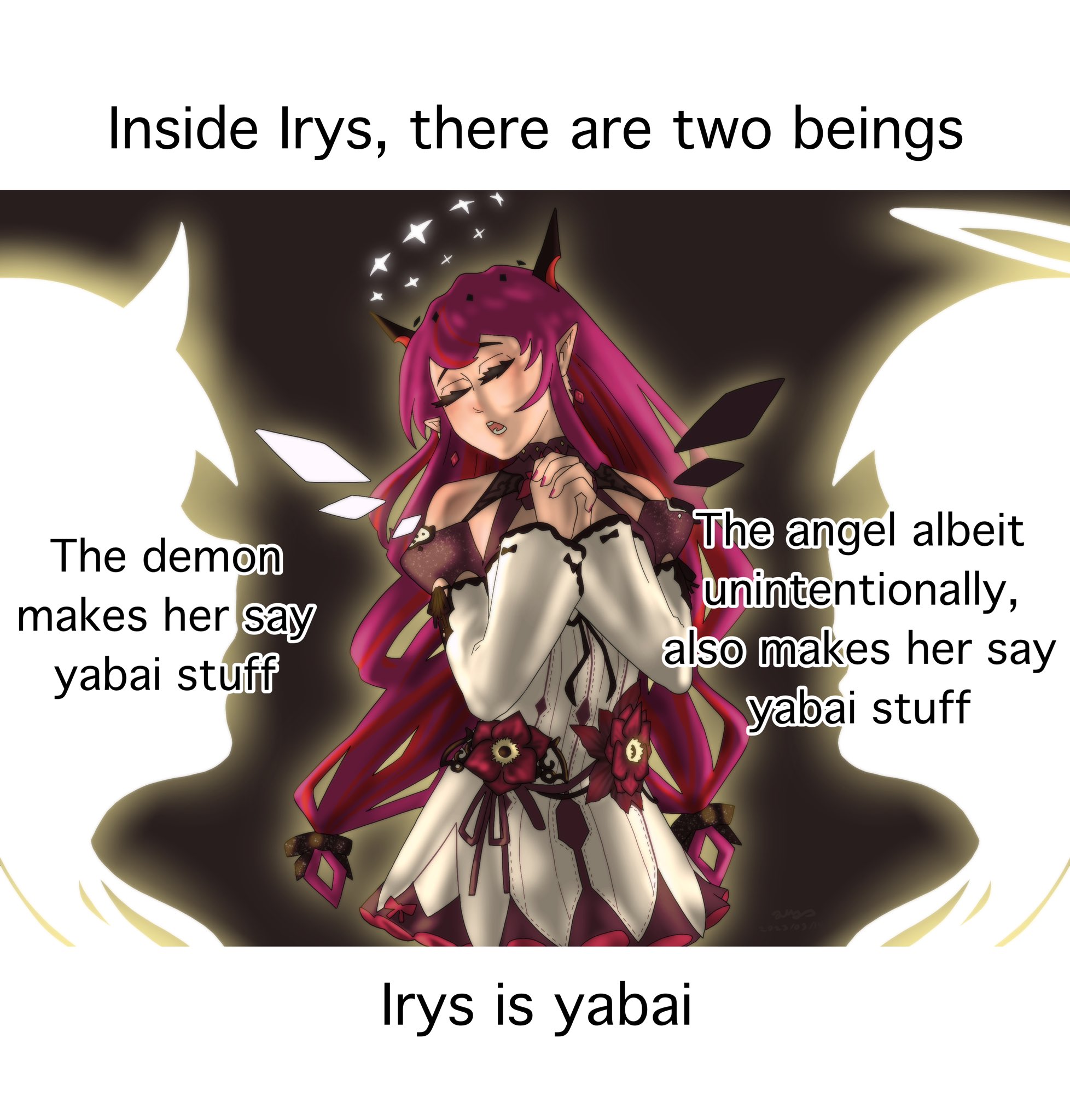 Chaoton on Twitter: "Inside Irys, there are two beings #IRySart #holomeme https://t.co ...