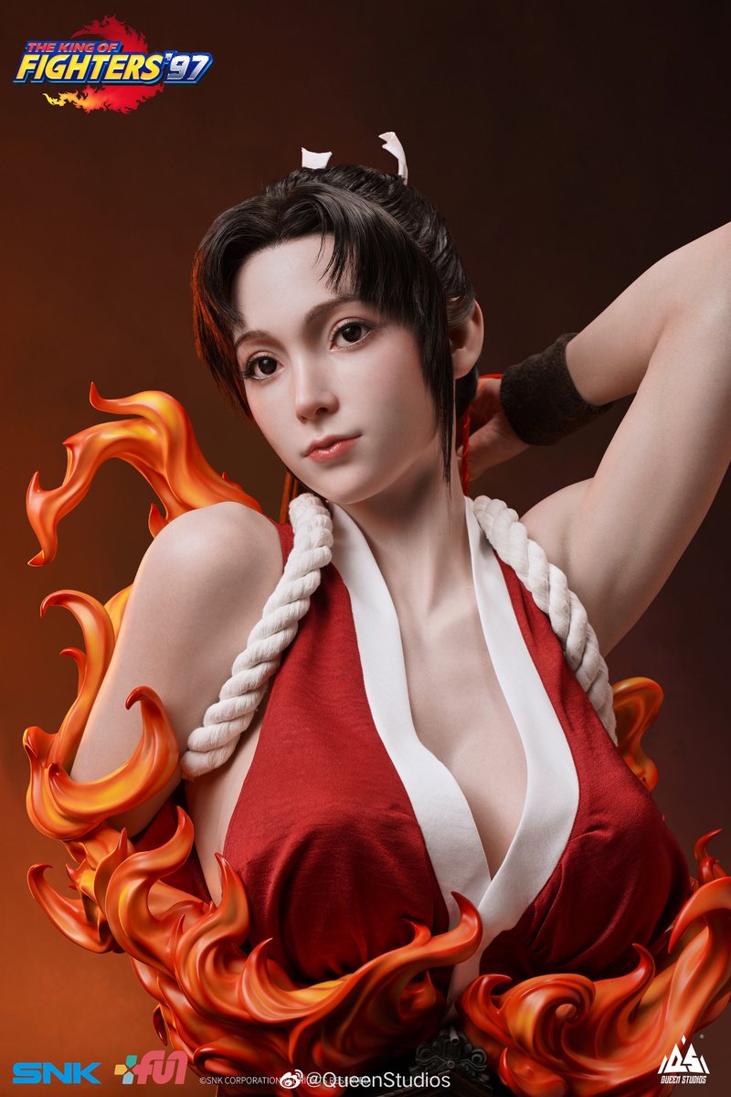 HHamajippa on Twitter: "Queen Studios QS Shiranui Mai half bust 1/1 KOF SNK Licensed Queen ...