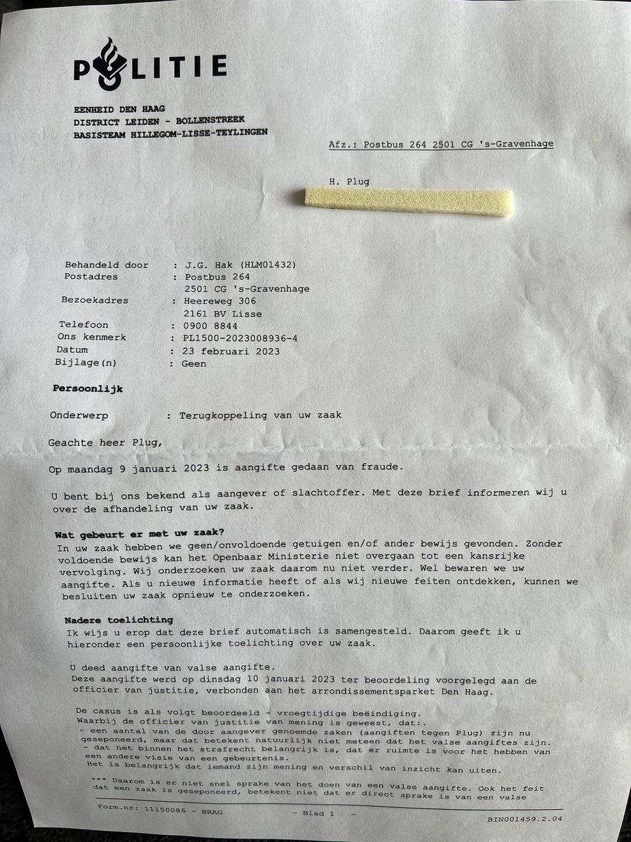 Huig Plug (justitie-klokkenluider) on Twitter: Huig Plug (justitie-klokkenluider) on Twitter: