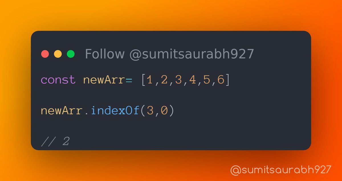 ๐ Javascript Explained Array Search Methods Thread From Sumit Javascript React