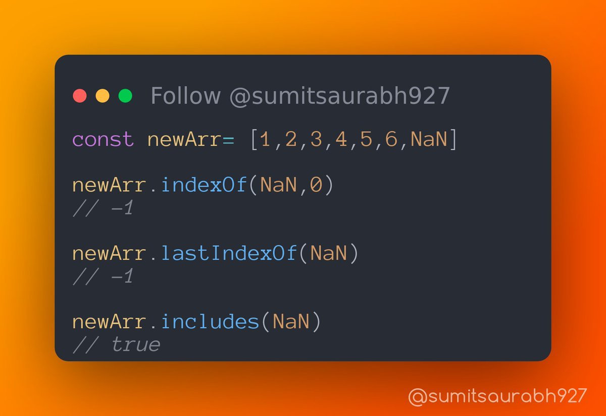 π Javascript Explained Array Search Methods Thread From Sumit Javascript React